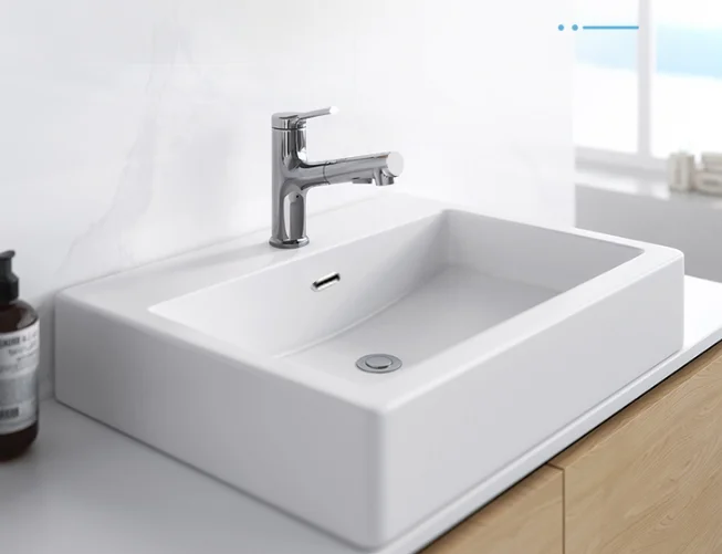 Small Rectangular White Countertop Hand Washing Basin - Buy Wash Hand ...