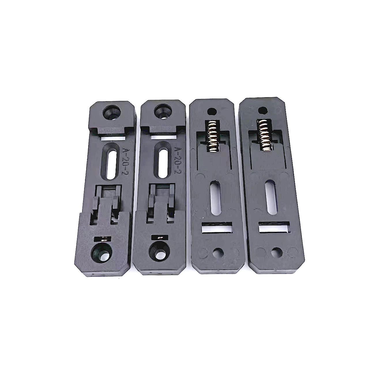 Din Rail Enclosure Plastic Din Standard Spring Loaded Rail Mounting ...