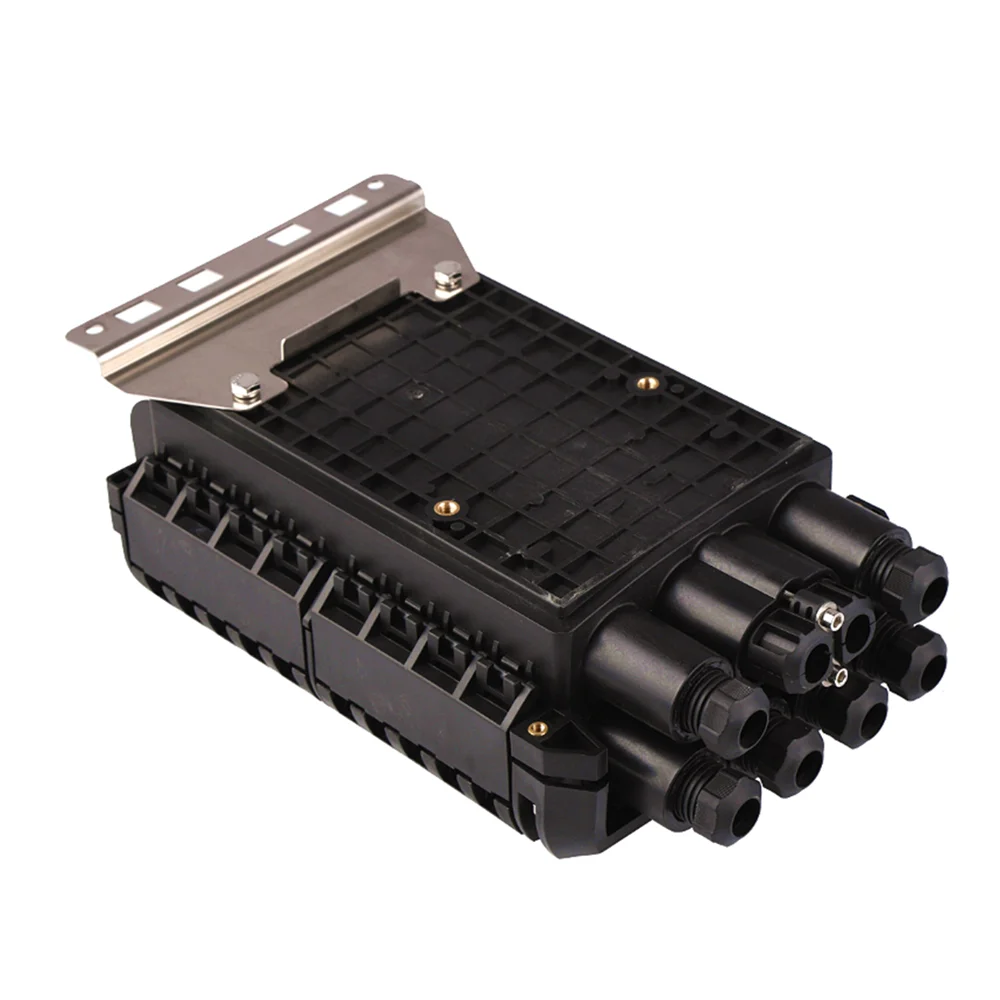 Ip68 Fiber Optic Splice Closure 288 Core 8 Ports With Uncut Cable Inlet ...