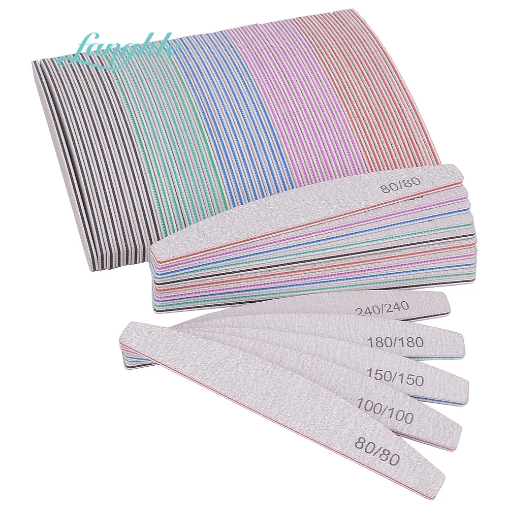 Wholesale Professional Korea Custom Nail File 100/180 80/80 for Nails ...
