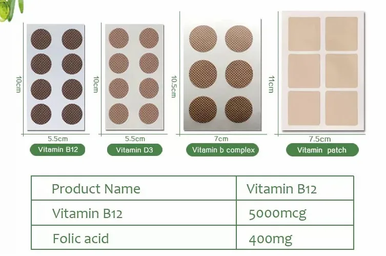 Patch B12 - Transdermal Vitamin Patch for Energy & Health