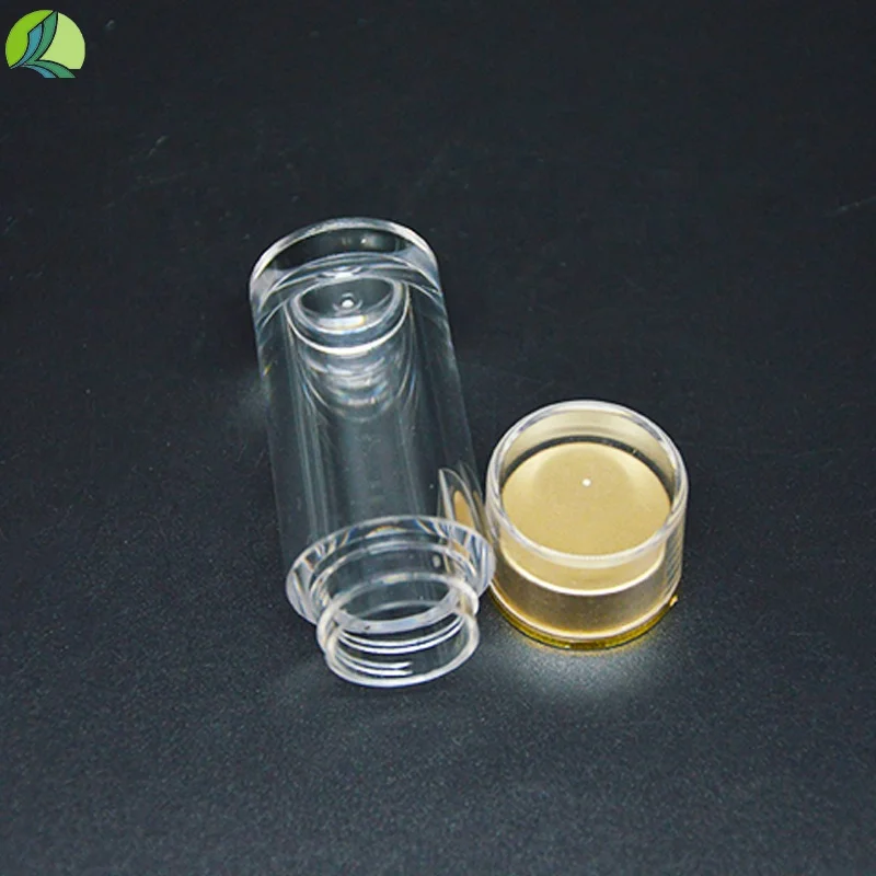 7.5ml Transparent Acrylic Plastic Bottle Screw Pill Capsule Creen ...