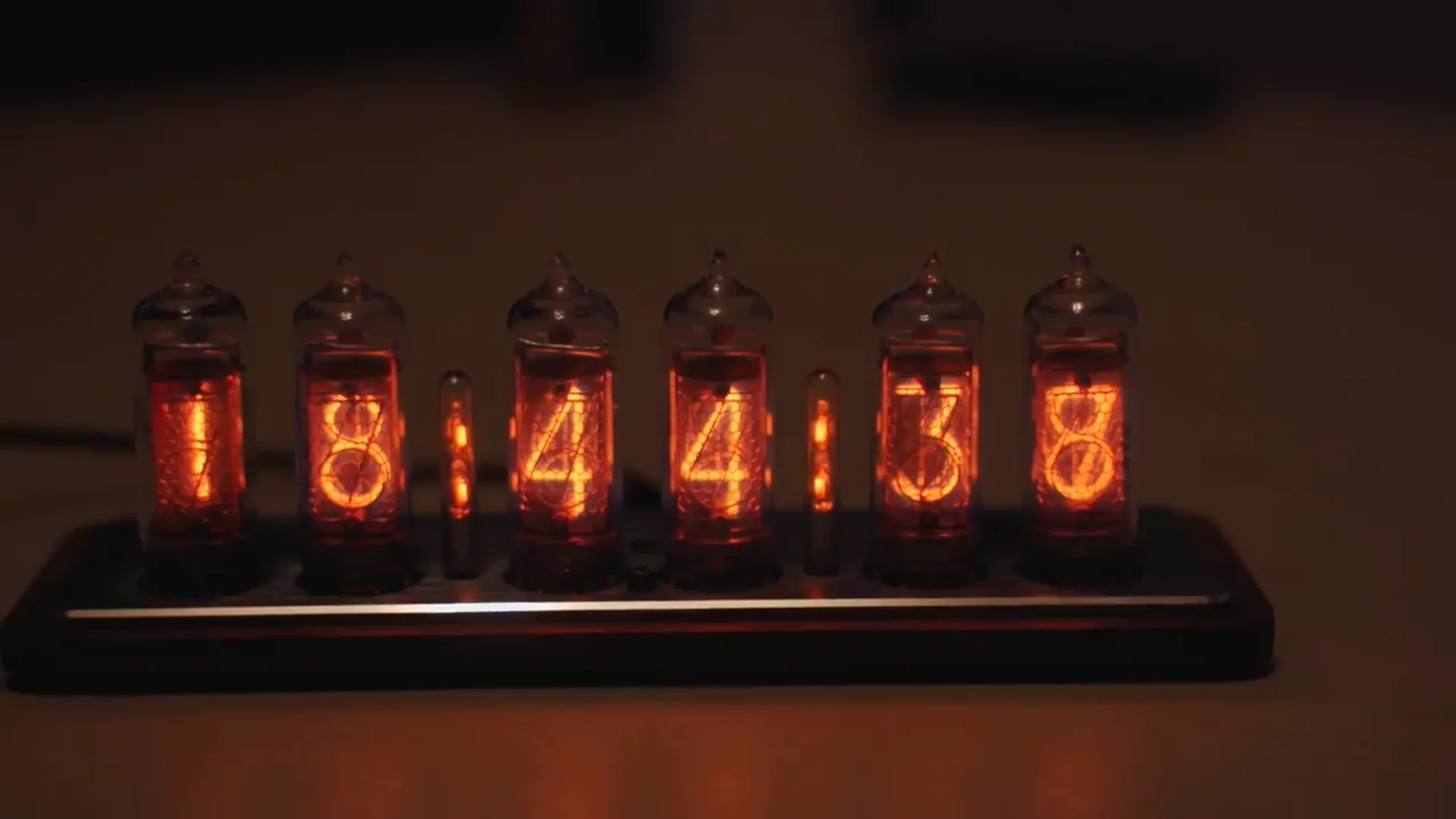 Omnixie Glow Clock Ultra-thin Smart Wifi Soviet Union In-14 Tube Clock ...