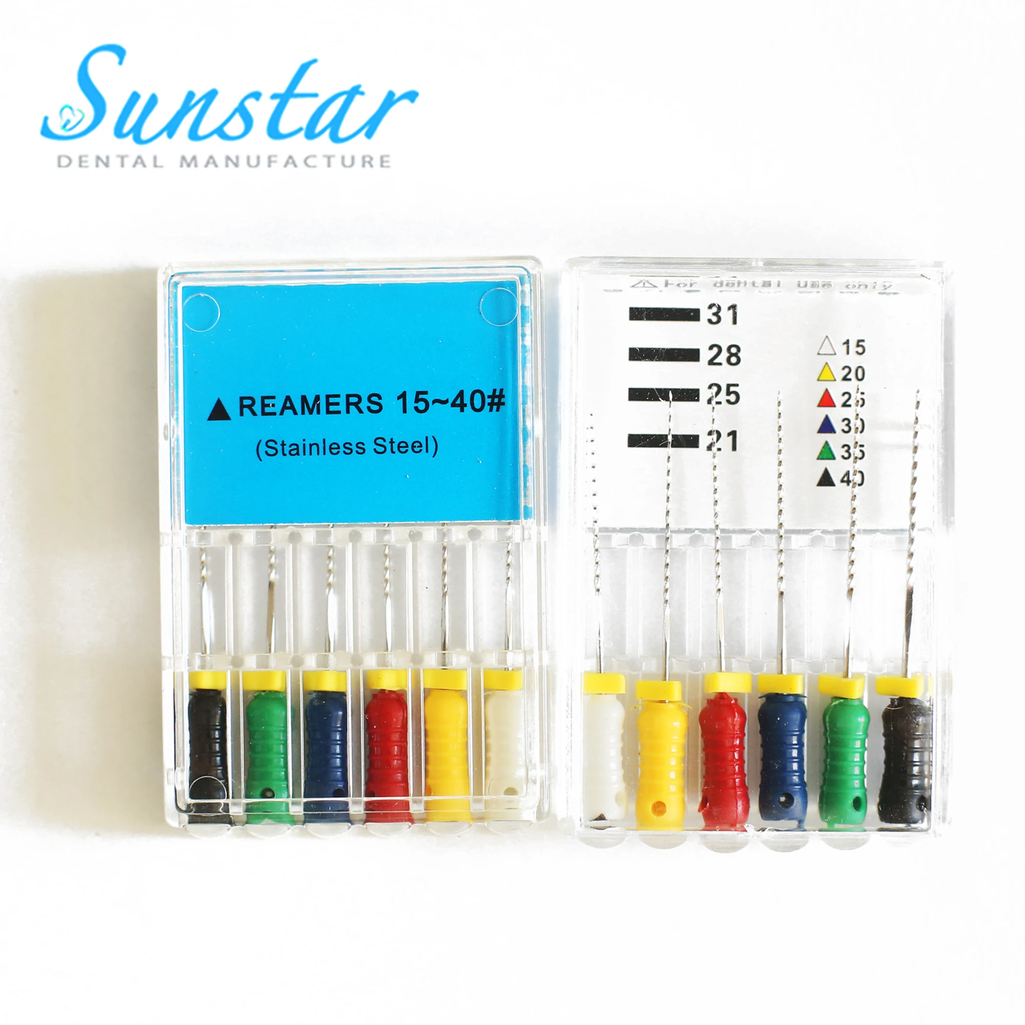 Dental Endodontics - Reamer Files for Root Canal Treatment