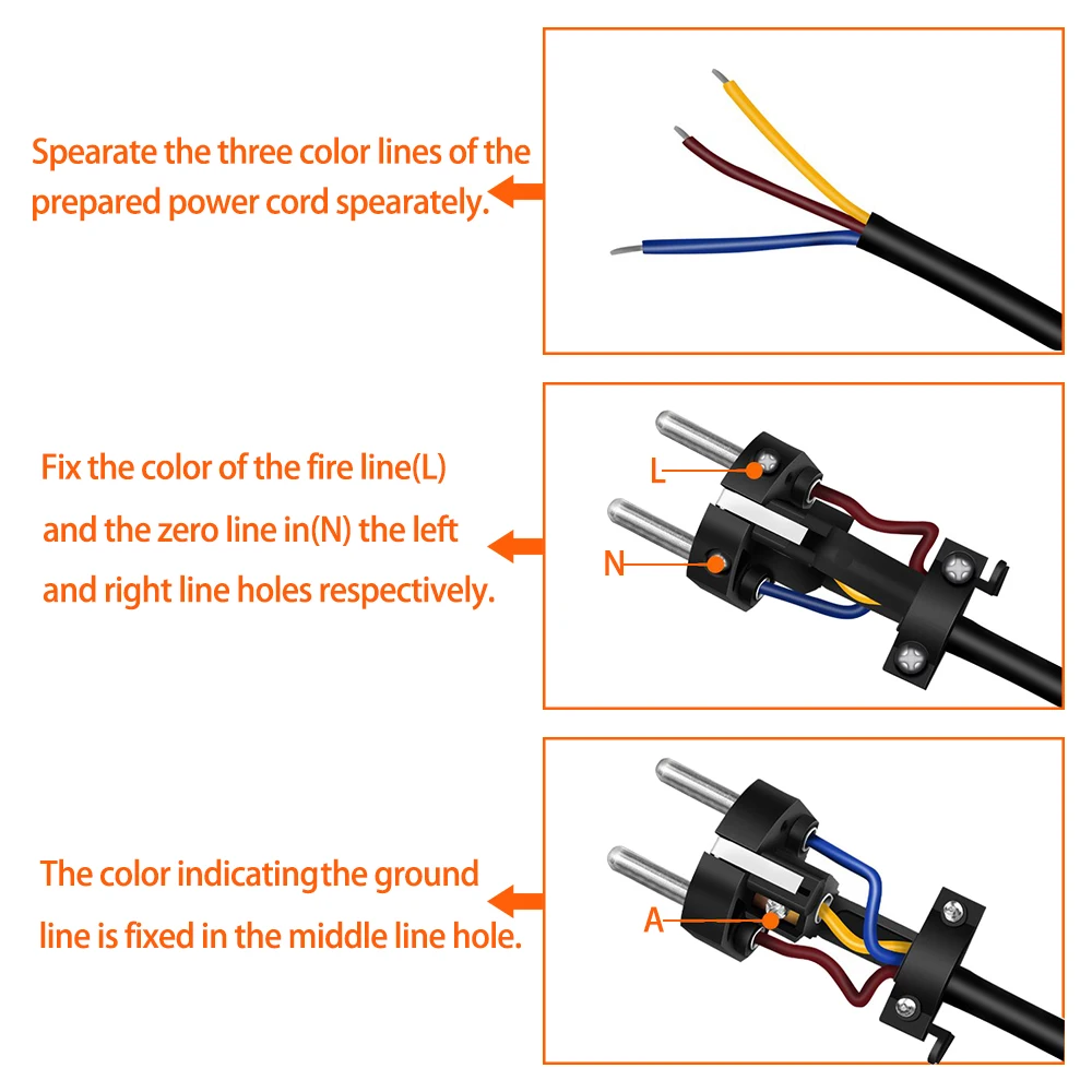 Bosslyn EU General Industrial Power Plug - Waterproof Adapter