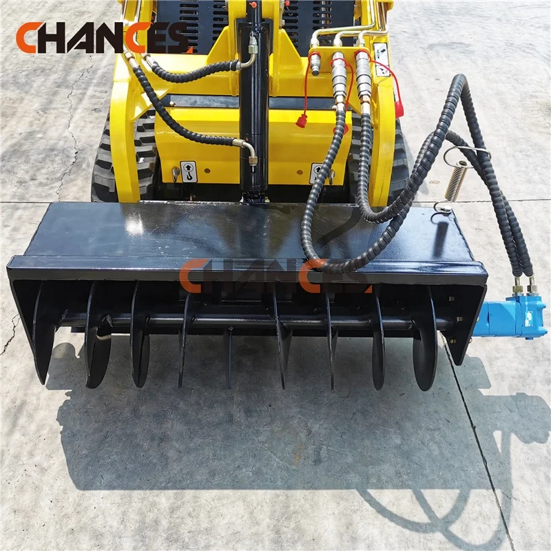 Trench Filler Attachments with Wheels for Mini Skid Steer