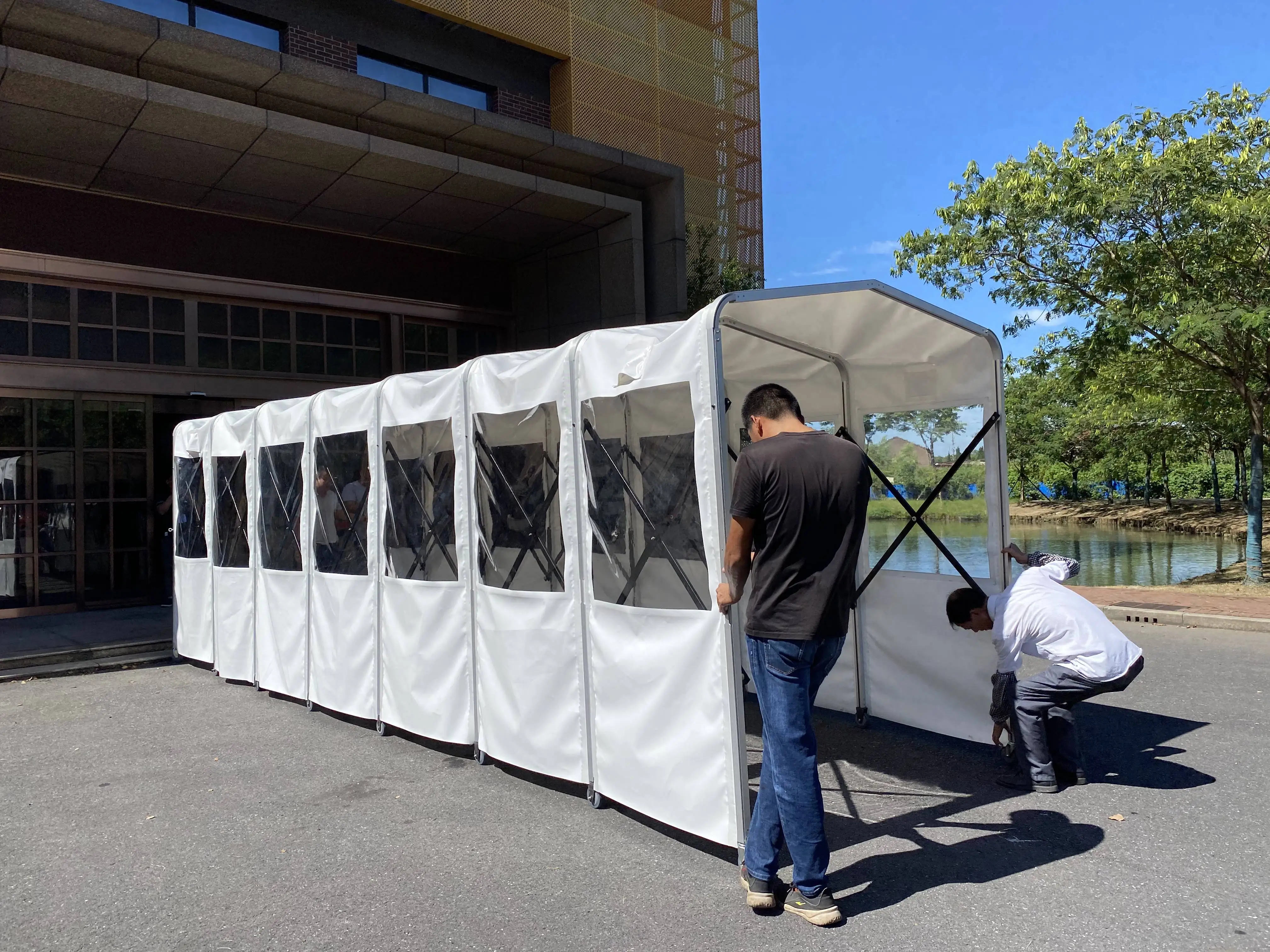 Push Pull Retractable Tent - Durable and Versatile Shelter