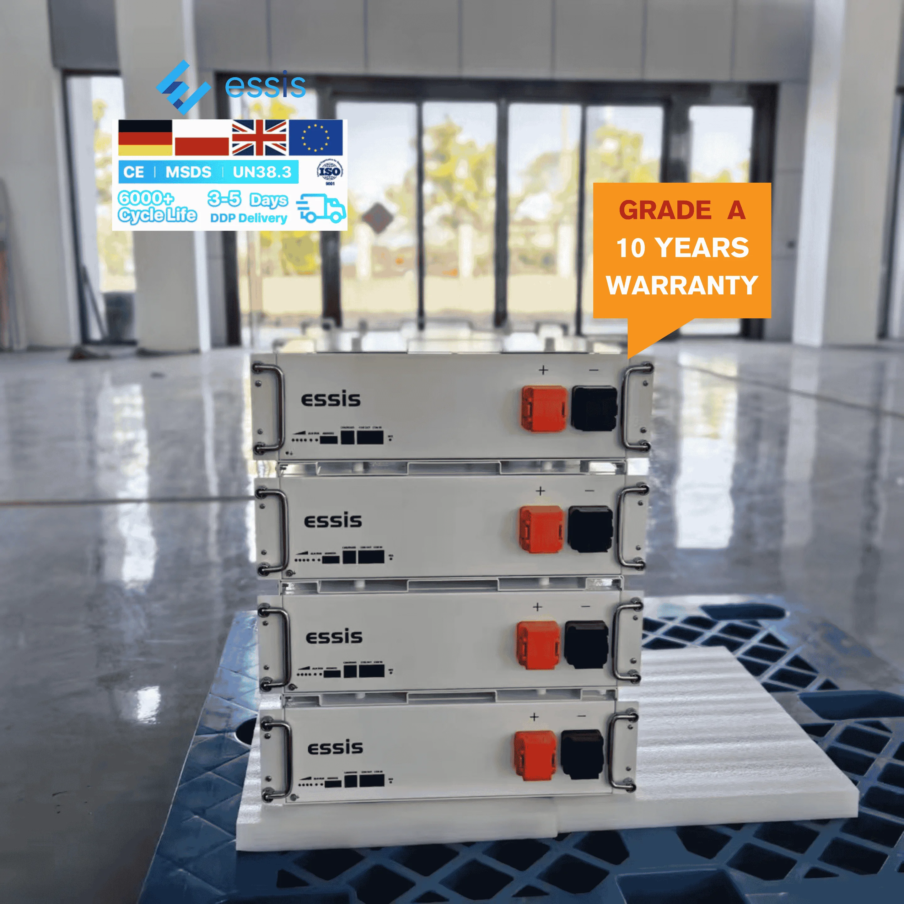 Server Rack Mounted 50kwh 20kwh 15kw 10kwh 51.2v 48v 100ah 200ah 300ah ...