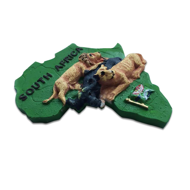 Wholesale African Tourist Souvenir Tile Bar Shaped Magnets