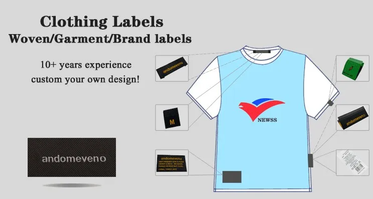 Custom Brand Guangzhou Garment Accessories High Definition Satin ...