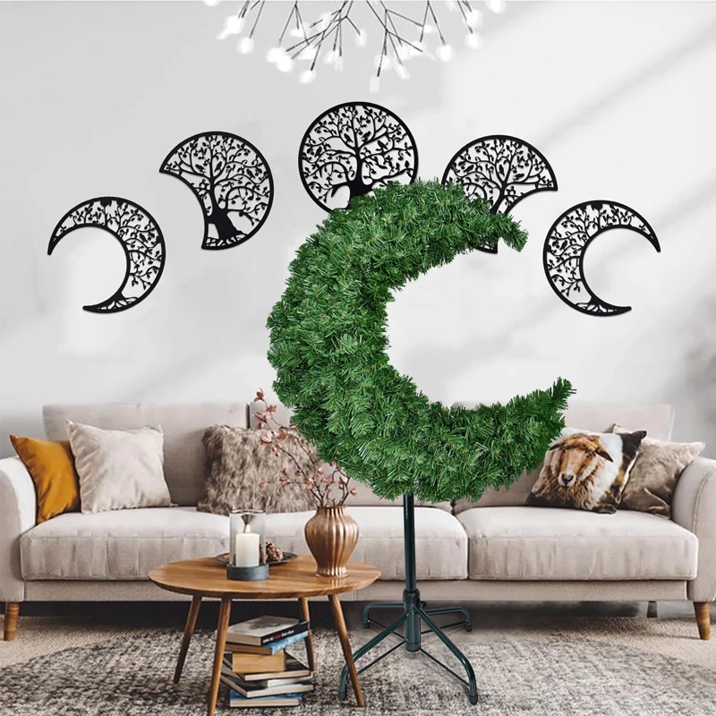 4ft 5ft 6ft Artificial Big Arbre Lune Decoration Crescent Shape Eid ...