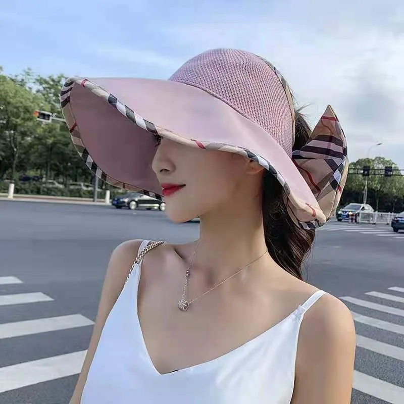 Women's Fashionable Sun Hat for Spring Summer New Design with Slimming ...