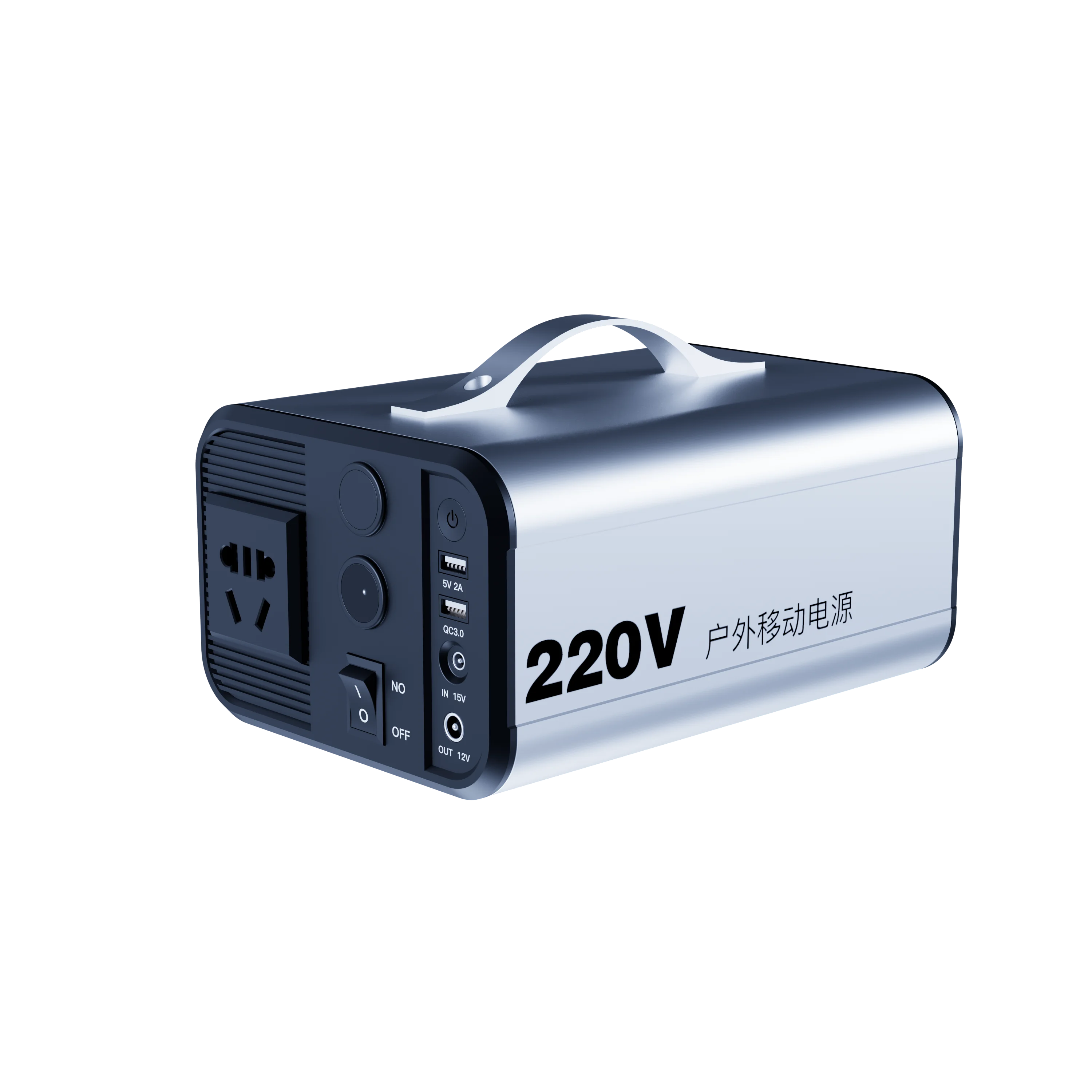 Portable Power Station 200W Solar Generator Outdoor Power Supply Small ...