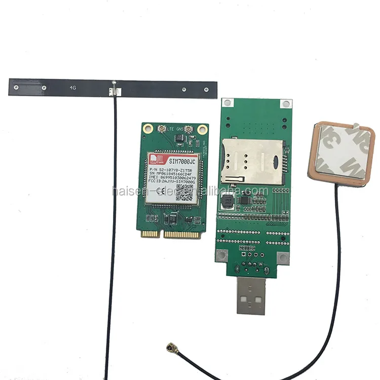 SIMCOM NB-IOT Module SIM7000A - Mini Pcie to USB Adapter