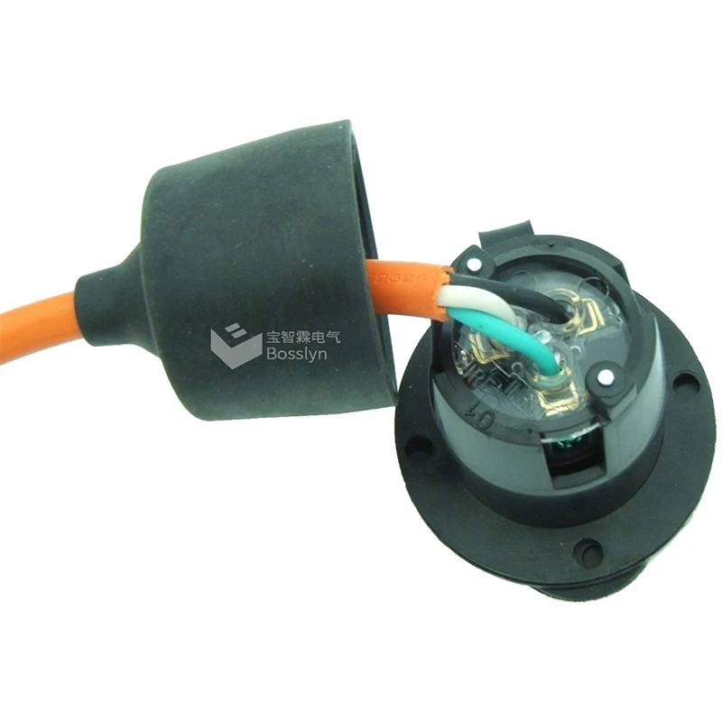 Black Commercial Grade Nema 5-15 125v 15 Amp Flanged Power Outlet ...