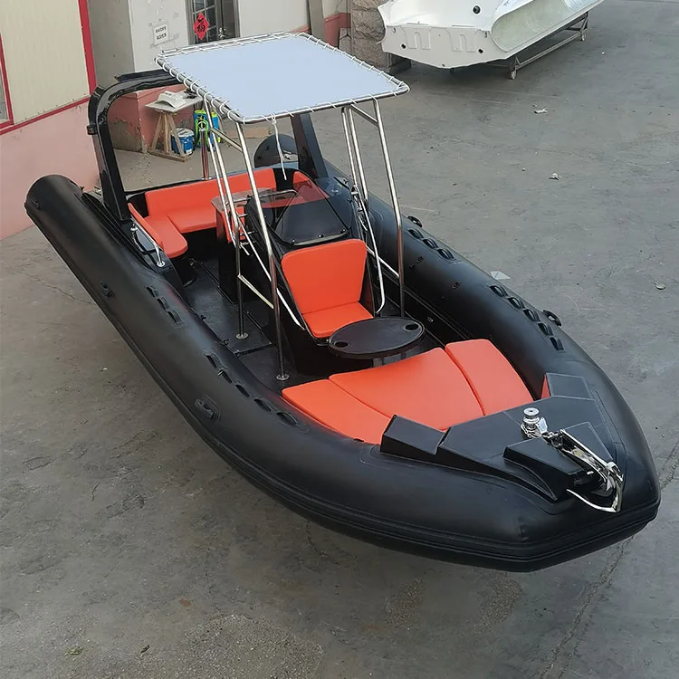 RIB 7,6 m Mittel konsole starre Glasfaser Rumpf PVC/Hypalon Material ...