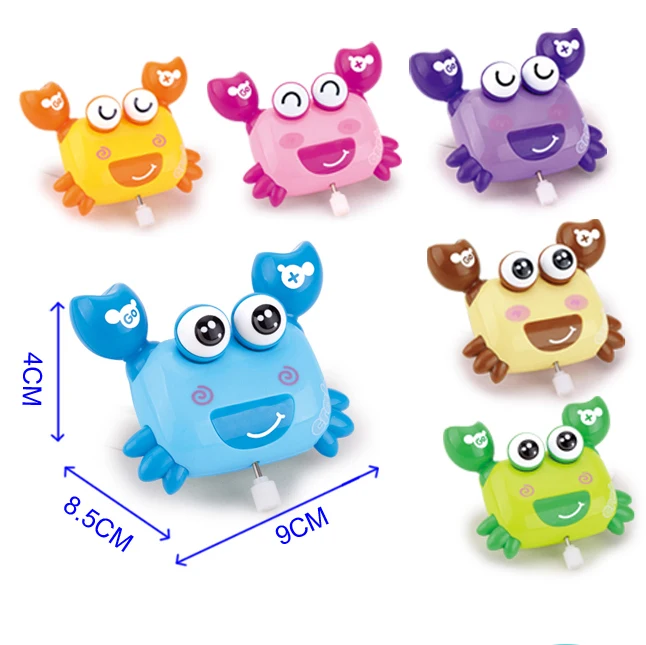 Wholesale Plastic Animal Cochain Toy Crab Wind up Toys for Kids