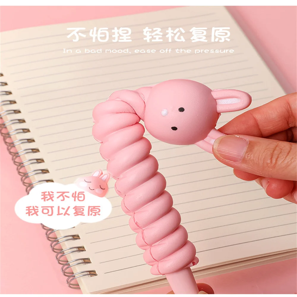 Cartoon Pens Grip Squishy Soft Slow Rising Scented Kawaii Pencil Topper ...