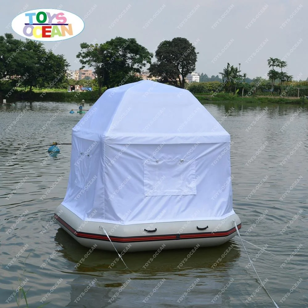 Outdoor Inflatable Shoal Tent Camping Inflatable Water Floating Tent ...