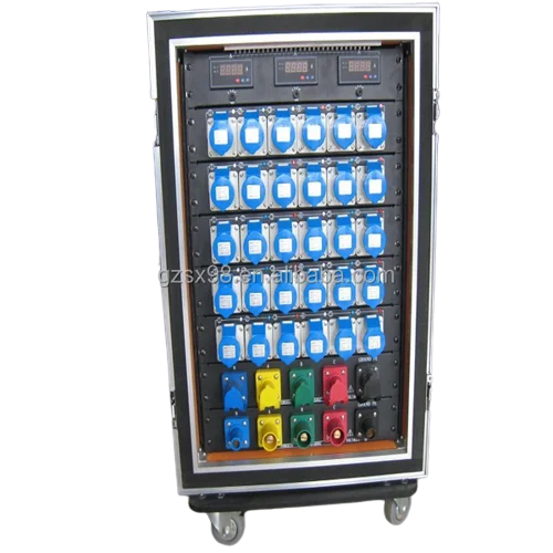 36 Channels Stage Power Distro Box with 16A Outputs, 400A Rhino Input ...