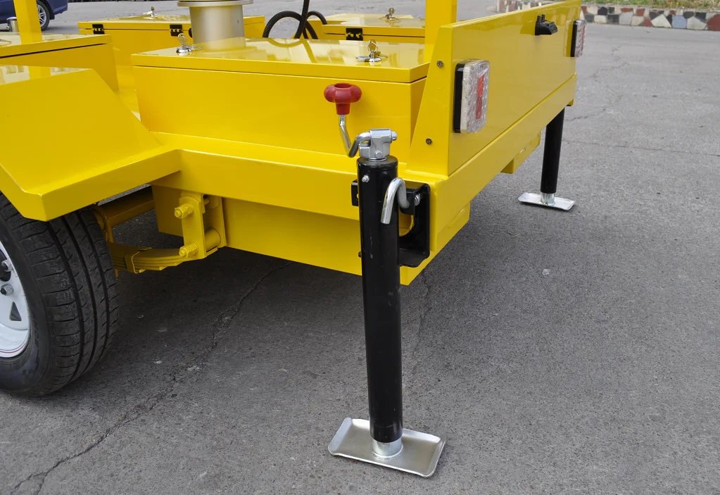 Road Sign Board Trailer VMS - LED Display & Traffic Info