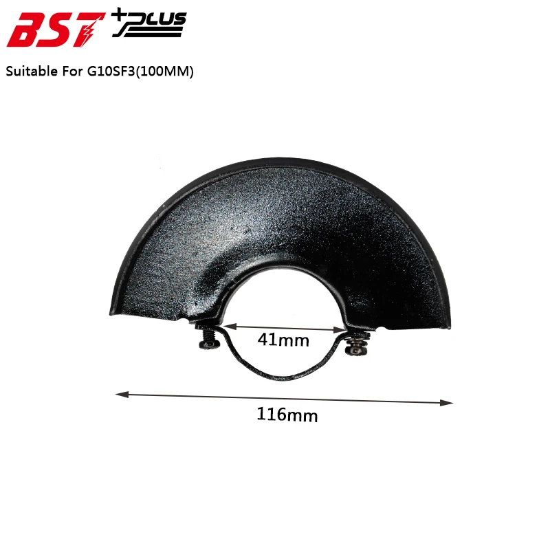 Black Metal Angle Grinder Wheel Safety Guard Protection Cover 100mm For ...