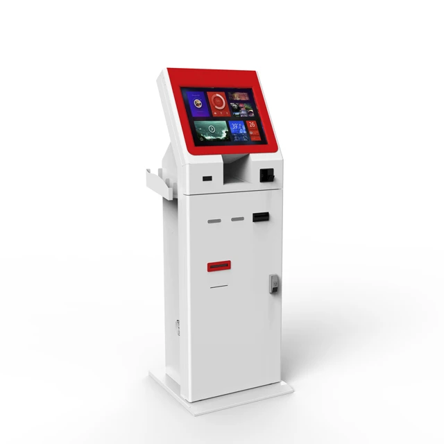 Self Service Ticketing Kiosk With Card Dispenser And Self Bill Payment ...
