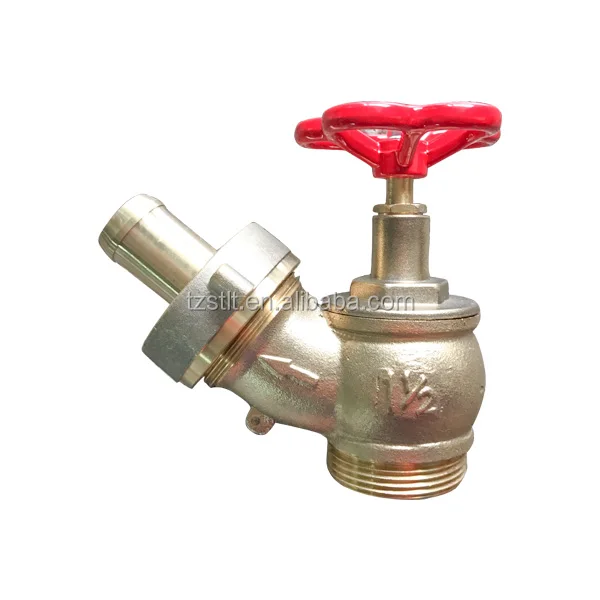 Dn25 11/2inch Brass Fire Hydrant Valve For Fire Fighting Fire Hydrant ...