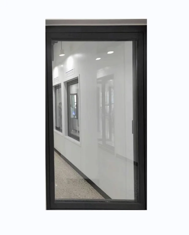 Swing Open Style Aluminum Alloy Casement Windows With Vertical Louver ...