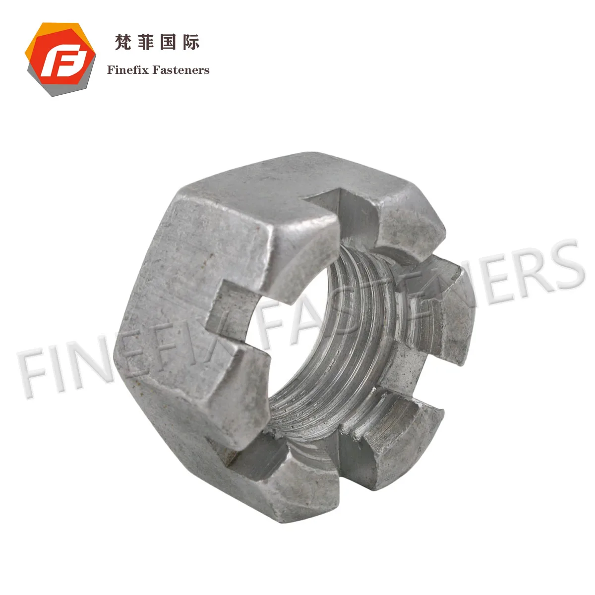 Din935-tuercas Hexagonales Ranuradas De Acero Al Carbono,M33,M24,De ...