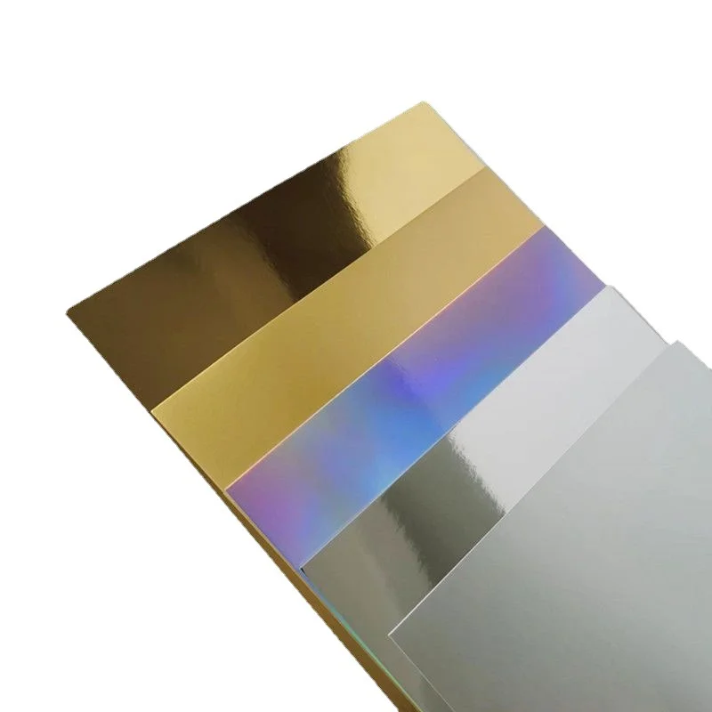 Custom Metallic Candy Laser Color Cardstock Mirror Paper Sheets Foil ...