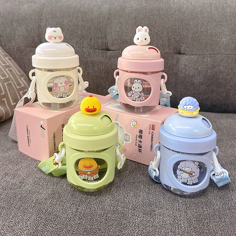 Icarer Family Cartoon Cup Cute Abs Silicone Soft Feeling Cartoon Cup ...