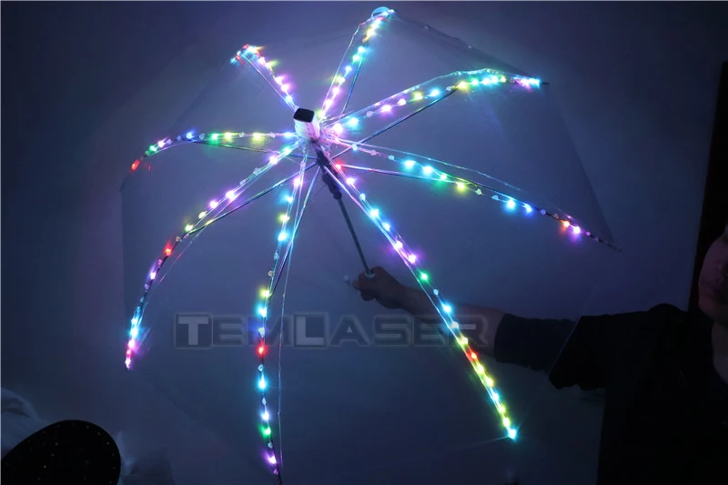 New Led Light Umbrella Stage Props Isis Wings Laser Performance Women ...
