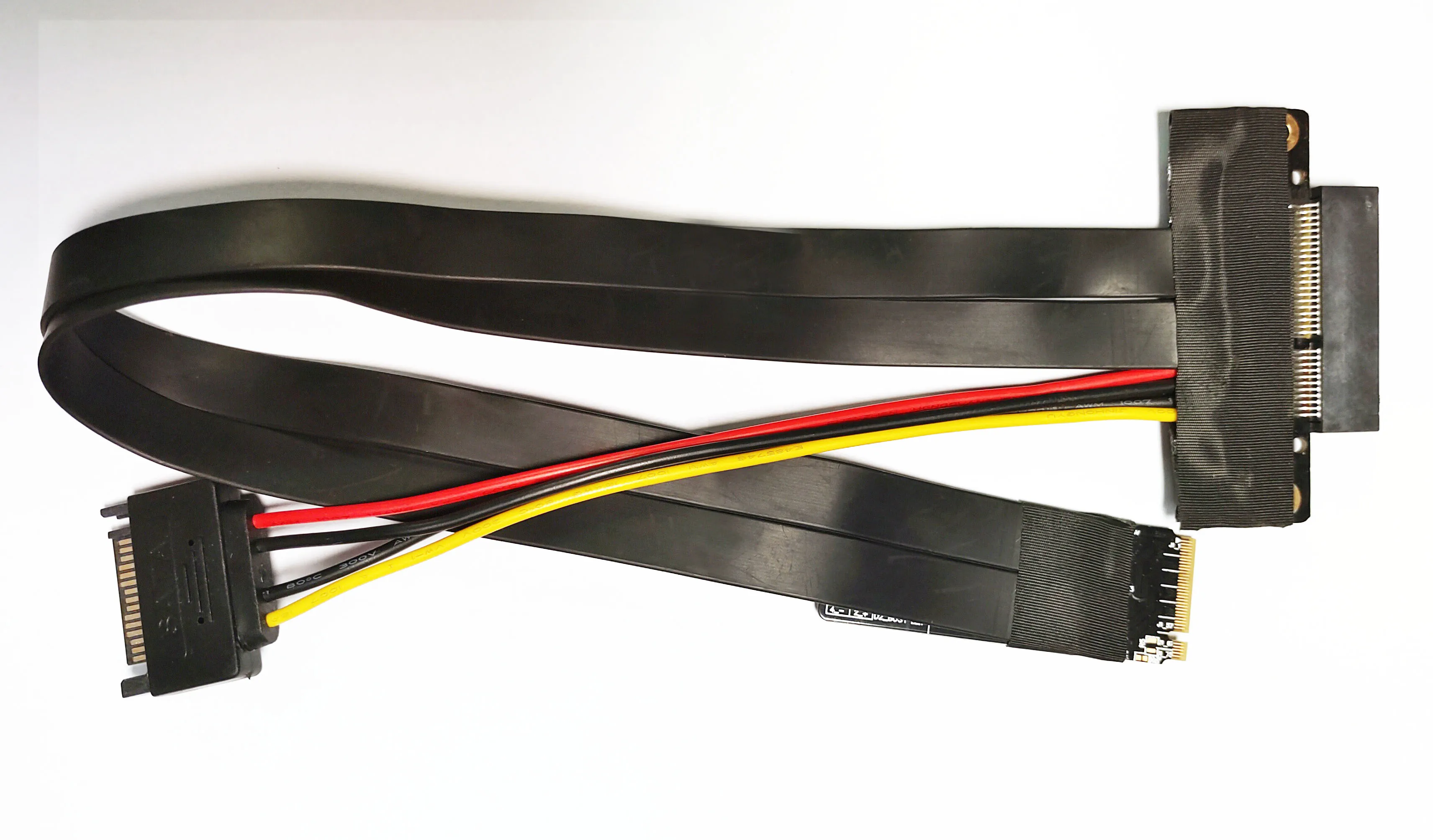 Pcie X4 To M2 Extension Cable Key-m M2 Adapter Riser Card Ribbon ...