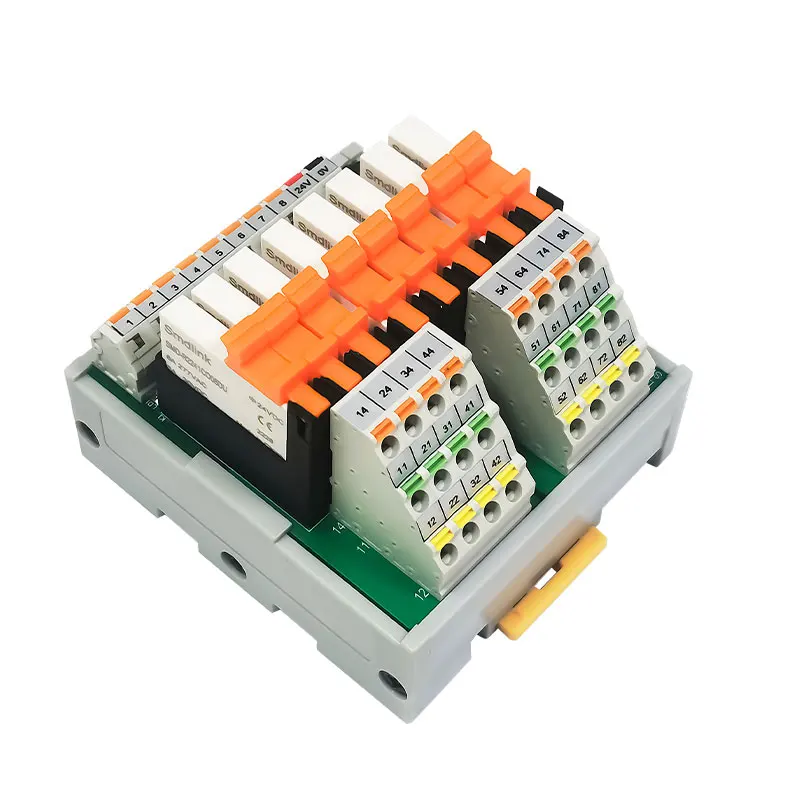 8-Channel Digital Output Relay Module 6A 250VAC/24VDC 1CO Ultra-Thin ...