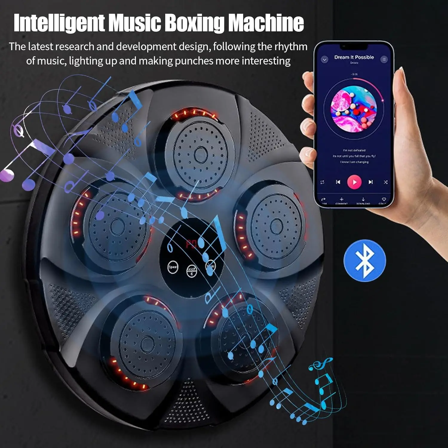 Wall Mounted Electronic Boxing Game Punching Machines Training Machines ...