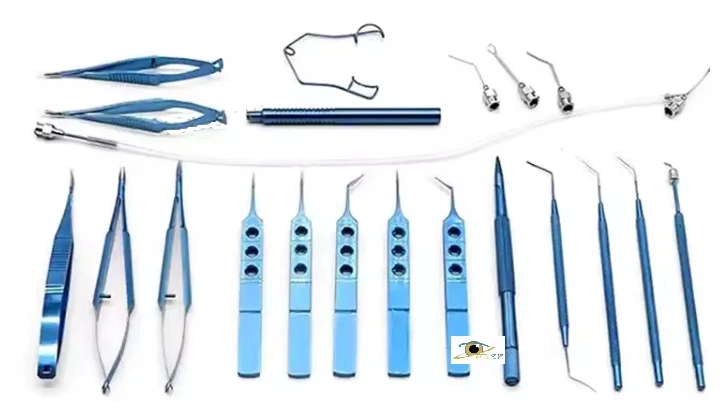 21 Pieces Titanium Incision Cataract Set Ophthalmic Surgical ...