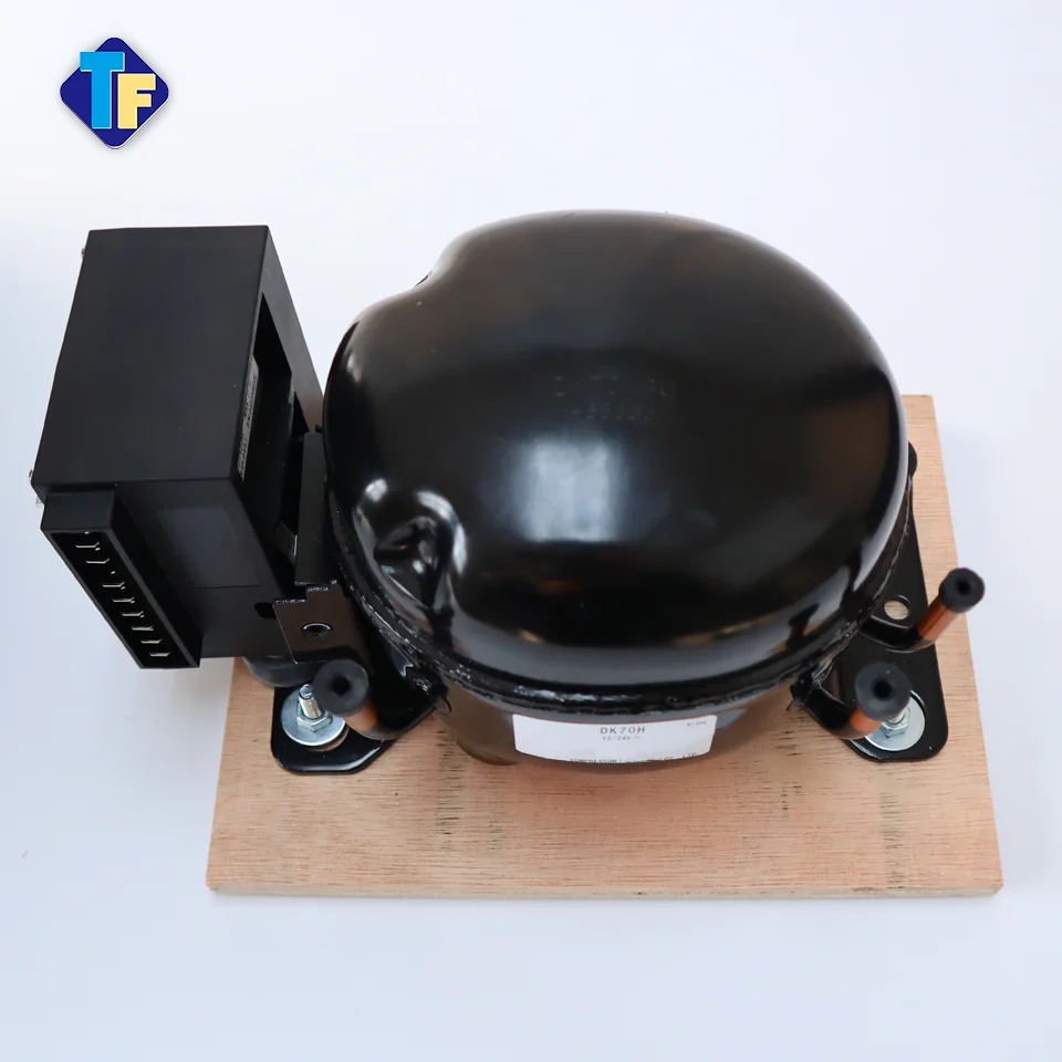 R134a 12 24V DC Compressor for Mini Fridge Vehicle Refrigeration