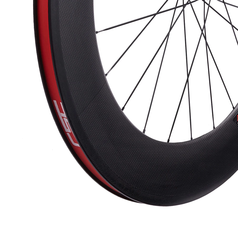 Csc Road Bike Ultra Light Carbon Wheels 88mm 23mm Width Clincher ...