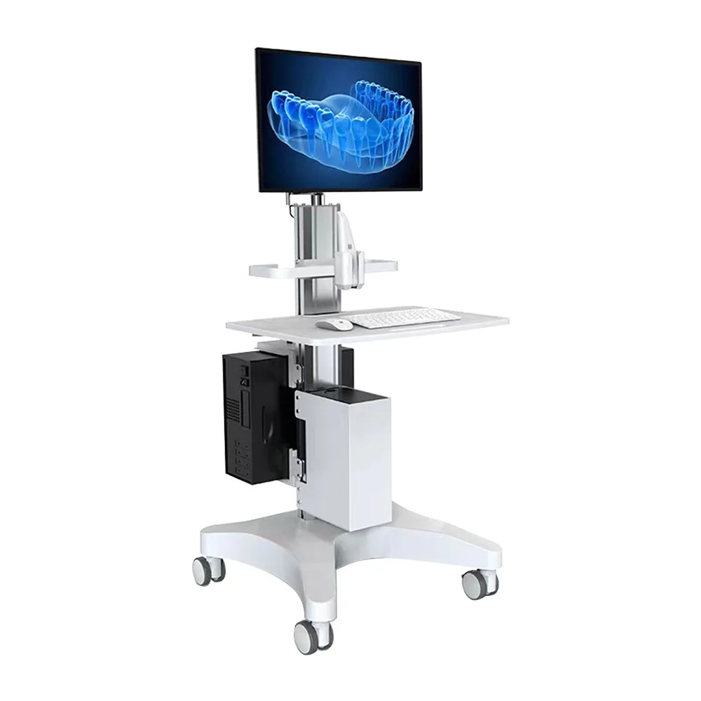 Wholesale Dental Trolley Cart With Monitor Mount Drawer Oral Scanner ...