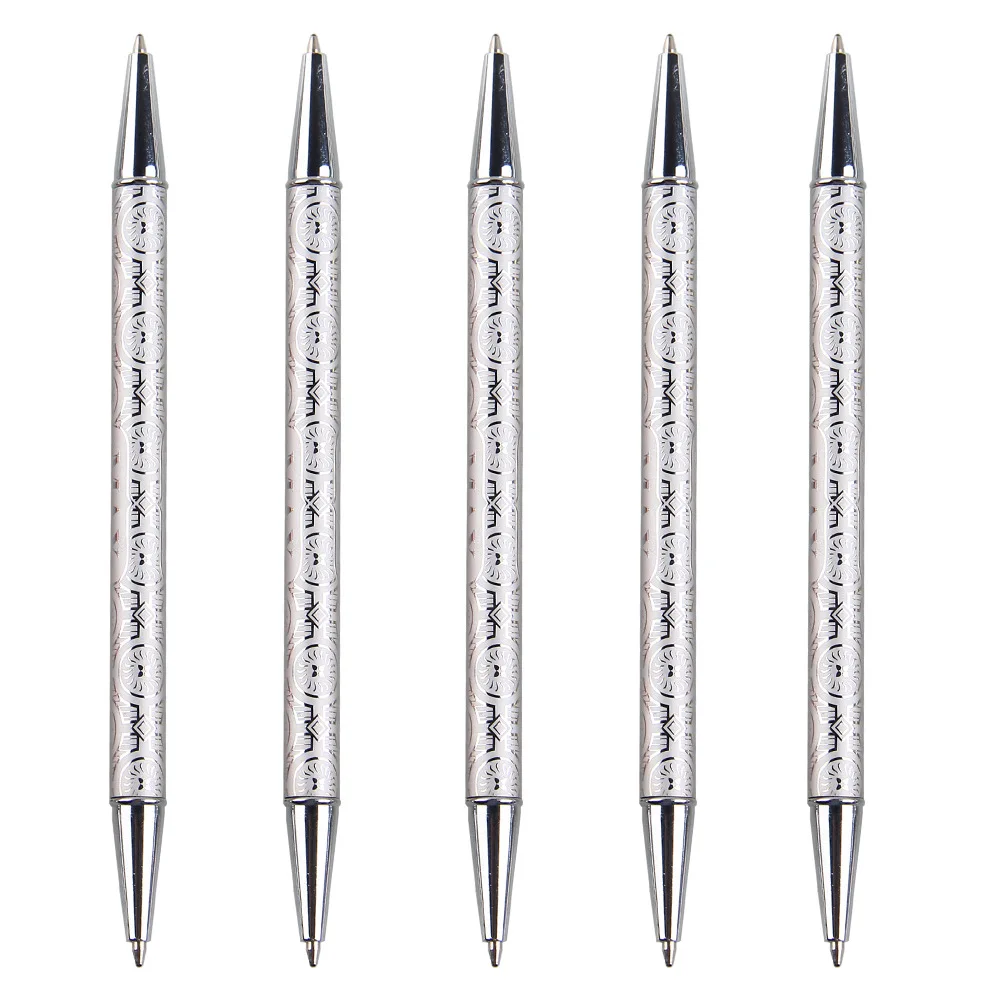 2 Cores Black Blue Red Double Sided Pen Straight Barrel Thermal ...