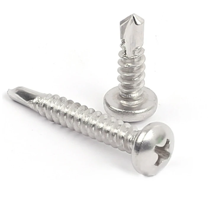 Sus304 Iso 15481 Cross Recessed Pan Head Drilling Screws - Buy Cross ...