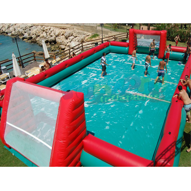 Human Foosball Table - Soapy Football Field by Funworld