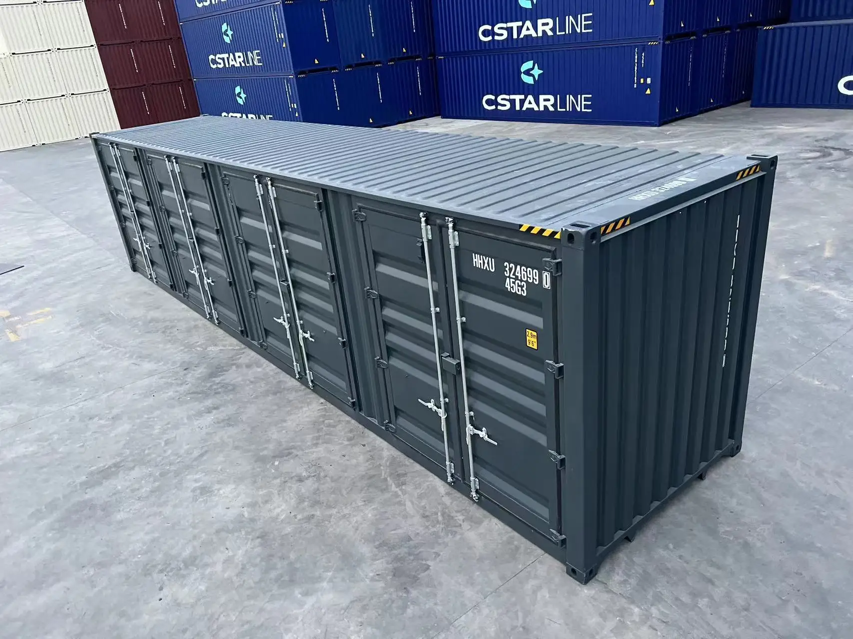 40ft Side Open Container,Side With 4 Doors,40hc Os - Buy 40ft Side Open ...