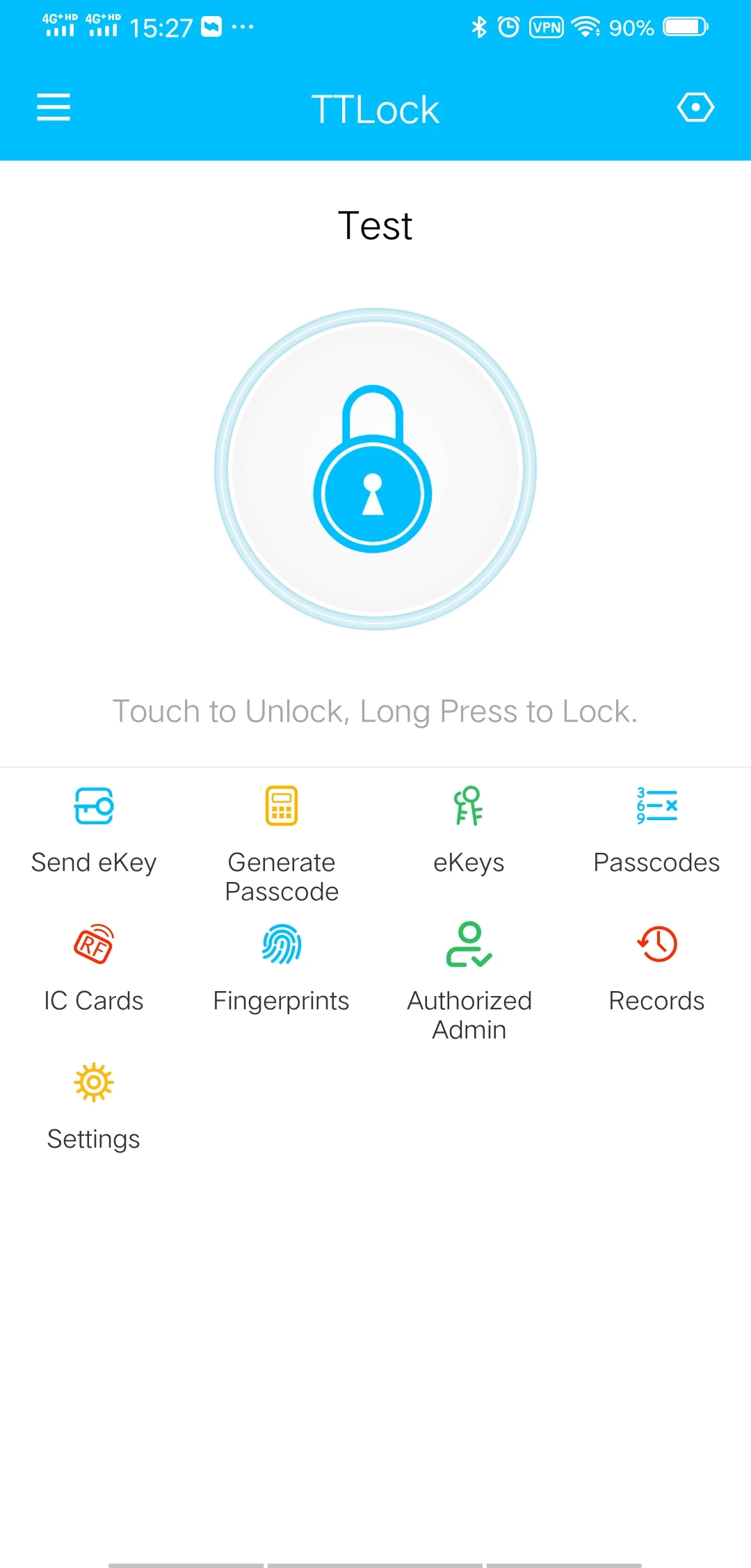 Smart Lock Phone Ttlock App Remotely Controlled Sliding Door Security ...