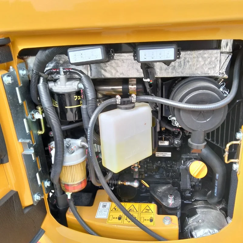 The small construction machinery from China is the Sany SY18 crawler ...
