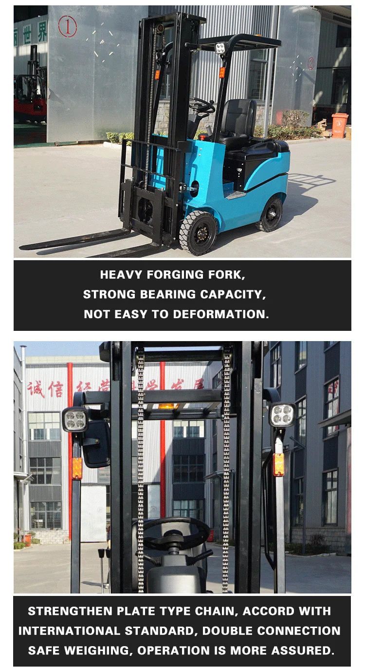 1000kg Load Capacity 2 Stage Mast Diesel Forklift Four Wheel Drive ...