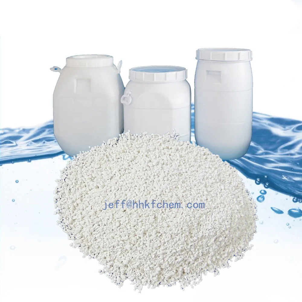 40-45kgs Round Plastic Drum Packed Sodium Process Granular Calcium ...