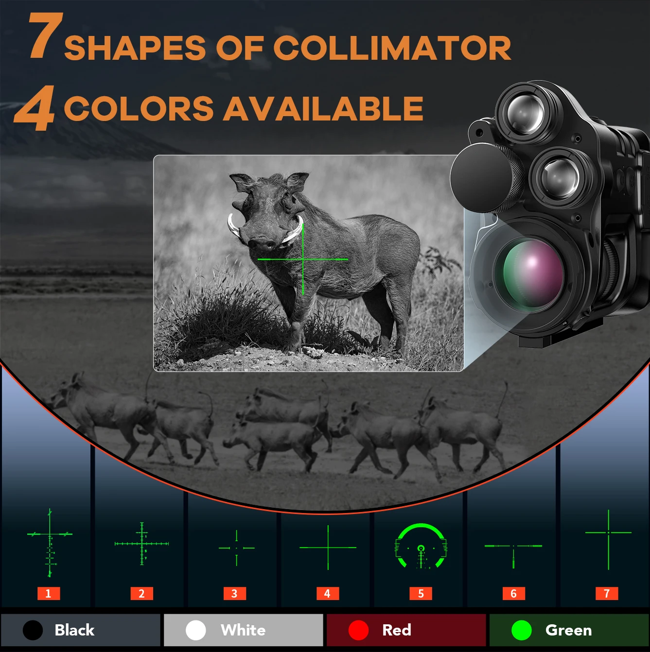 Henbaker Cy789 Long Range Thermal Infrared Binoculars Hunting Night ...