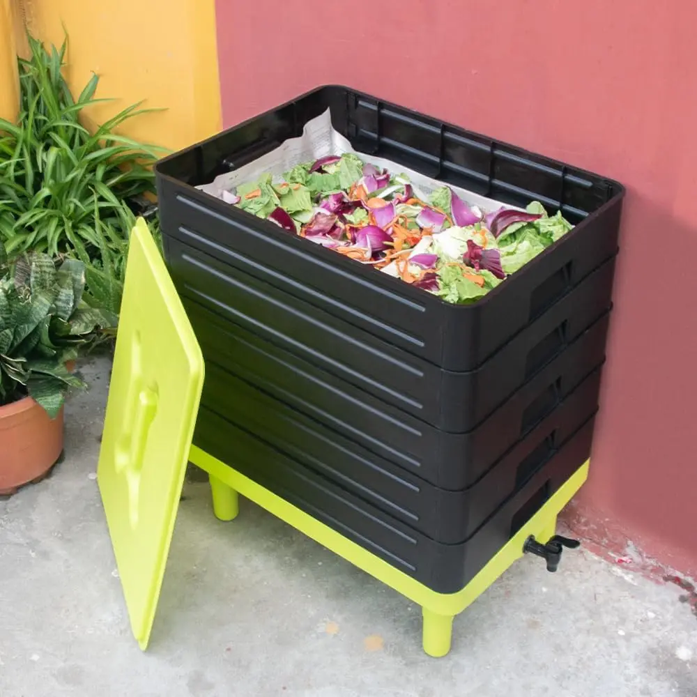 100L Detachable Worm Farm - Efficient Vermicompost Bin